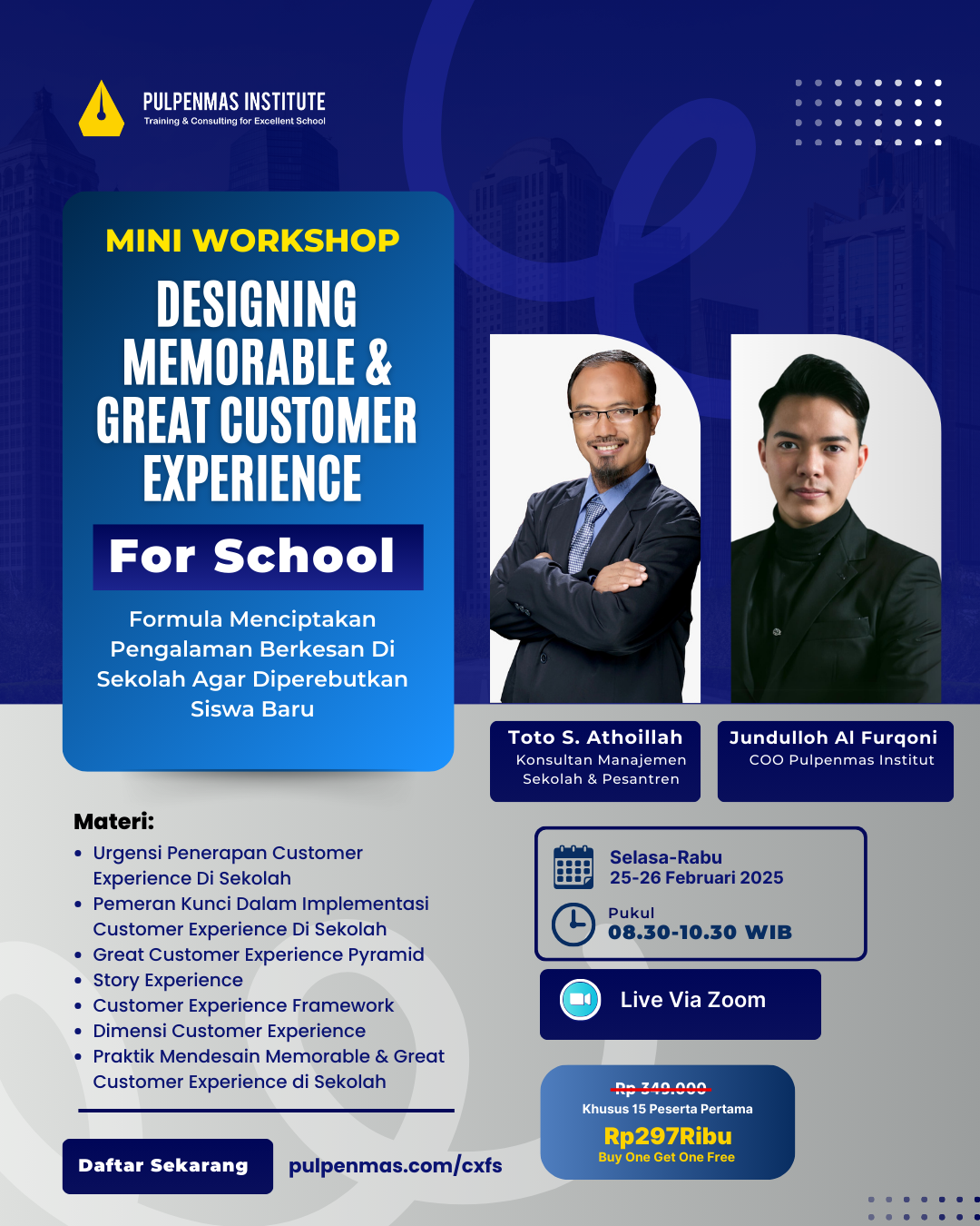 Designing Great & Memorable Customer Experience – Pulpenmas Institute